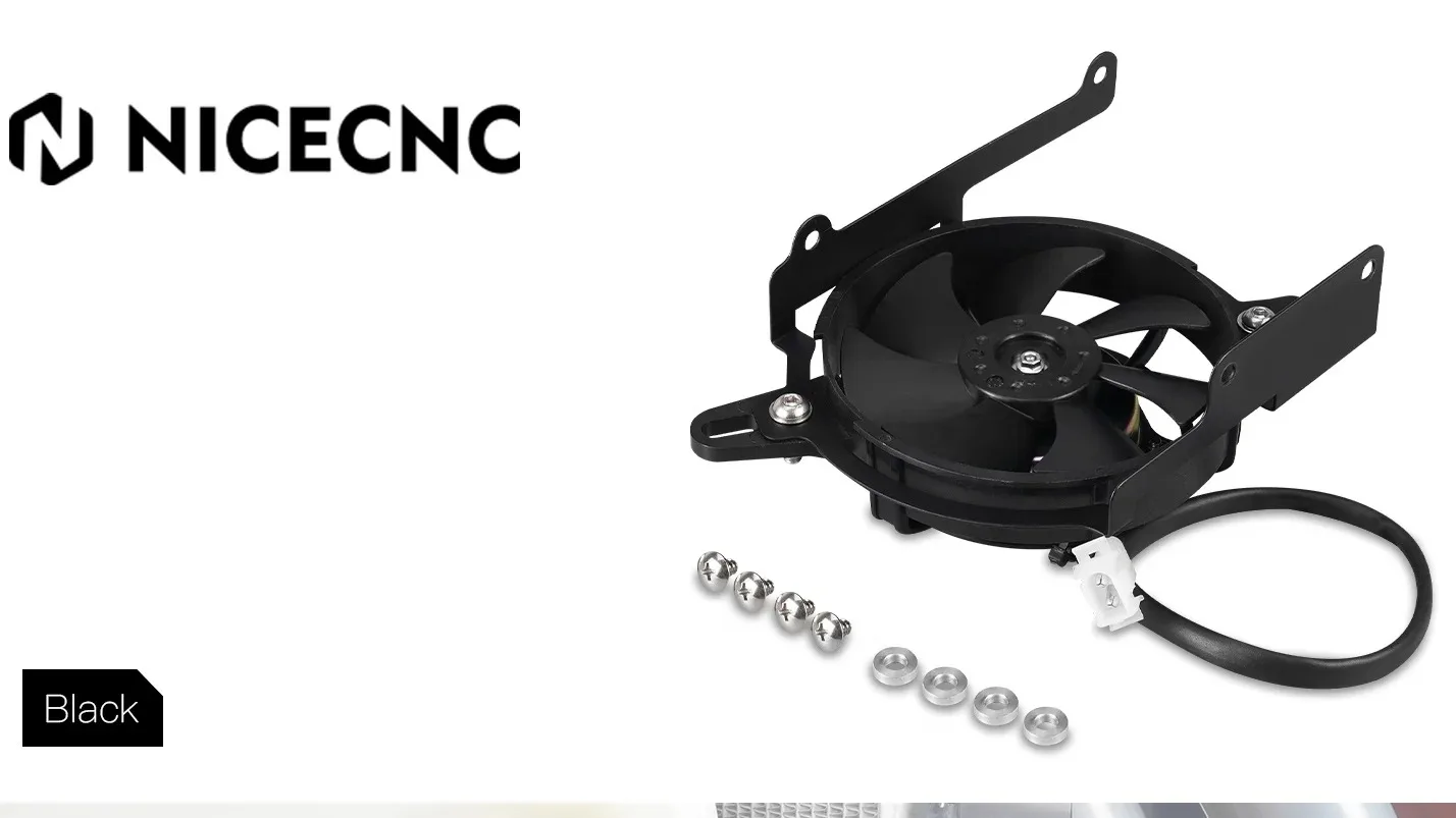 Nicecnc 4" 12v Electric Radiator Cooling Fan For Gasgas Ec F 250/300 ...