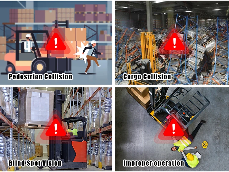 MCY AI Camera Forklift Proximity Warning Alert System