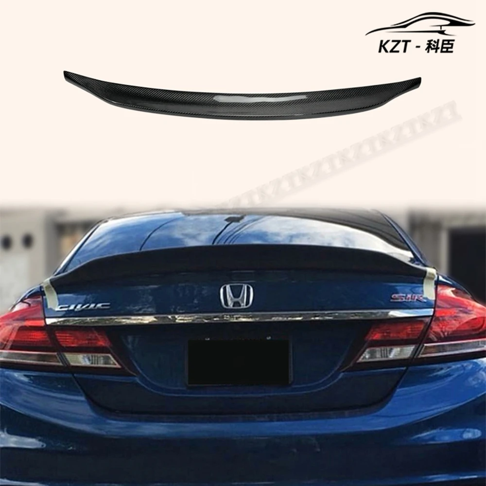 For Honda Civic 9Th Generation 2013-2015 Do Style Rear Spoiler Carbon ...
