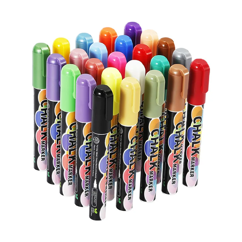 Non-toxic Multi-colored Dry Erasable Chalk Ink Marker Pen - Oem Available