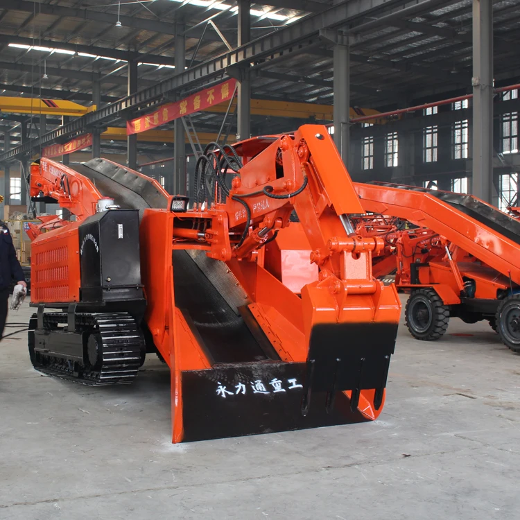 Underground Tunnel Crawler Type Chain Conveyor Backhoe Excavating ...