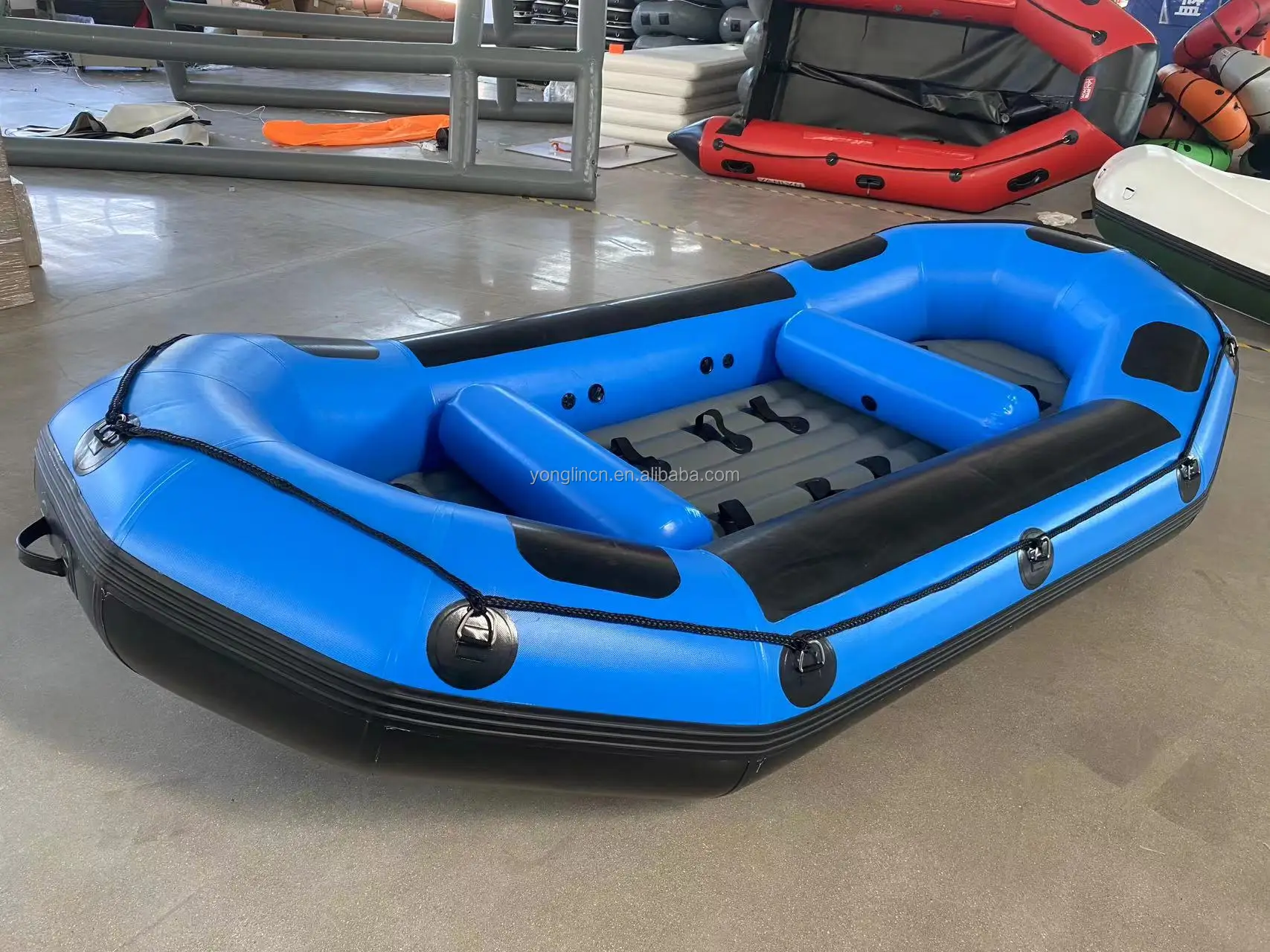Yanlyn 6 Person Inflatable Boat - Ideal for Lakes & Rivers