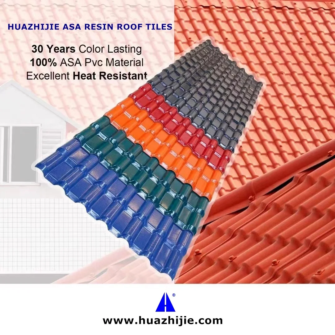 Durable and Colorful PVC Roofing Tiles - Huazhijie ASA UPVC