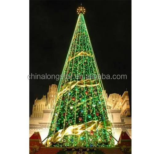 Custom Commercial 5m 6m 7m 10m 15m 20m Outdoor Giant Christmas Tree ...