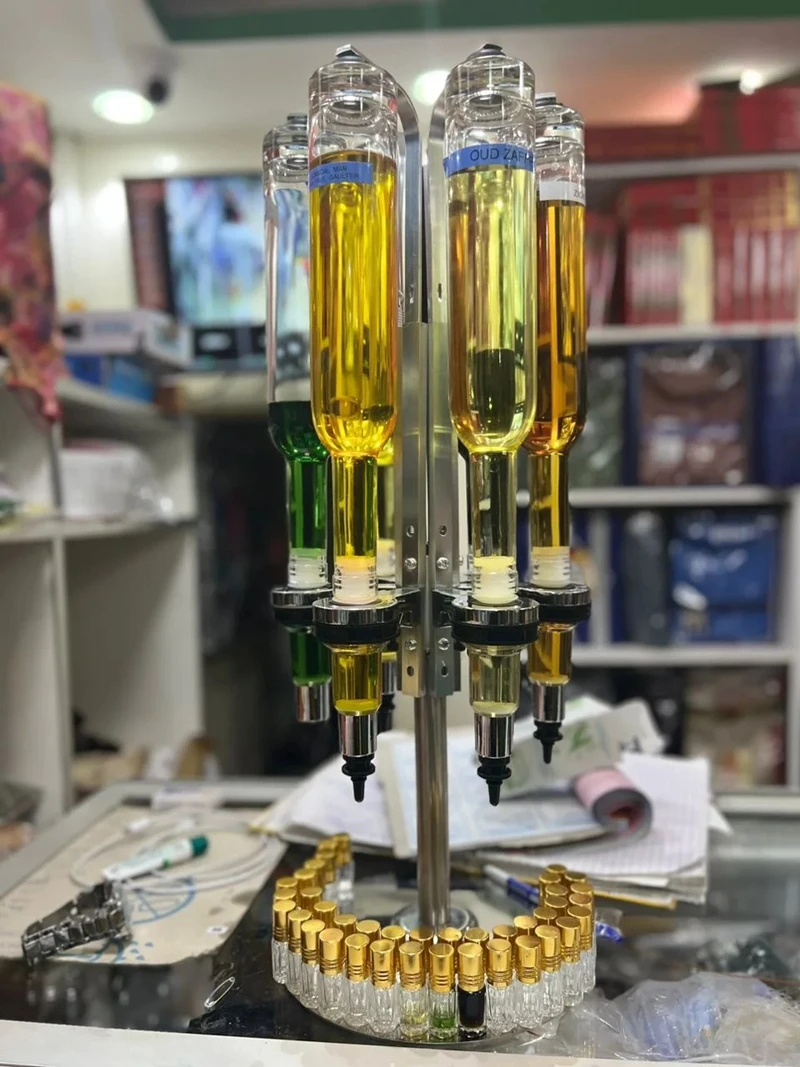 500ml Rotatable Design 6 Bottles Perfume Dispenser Rack