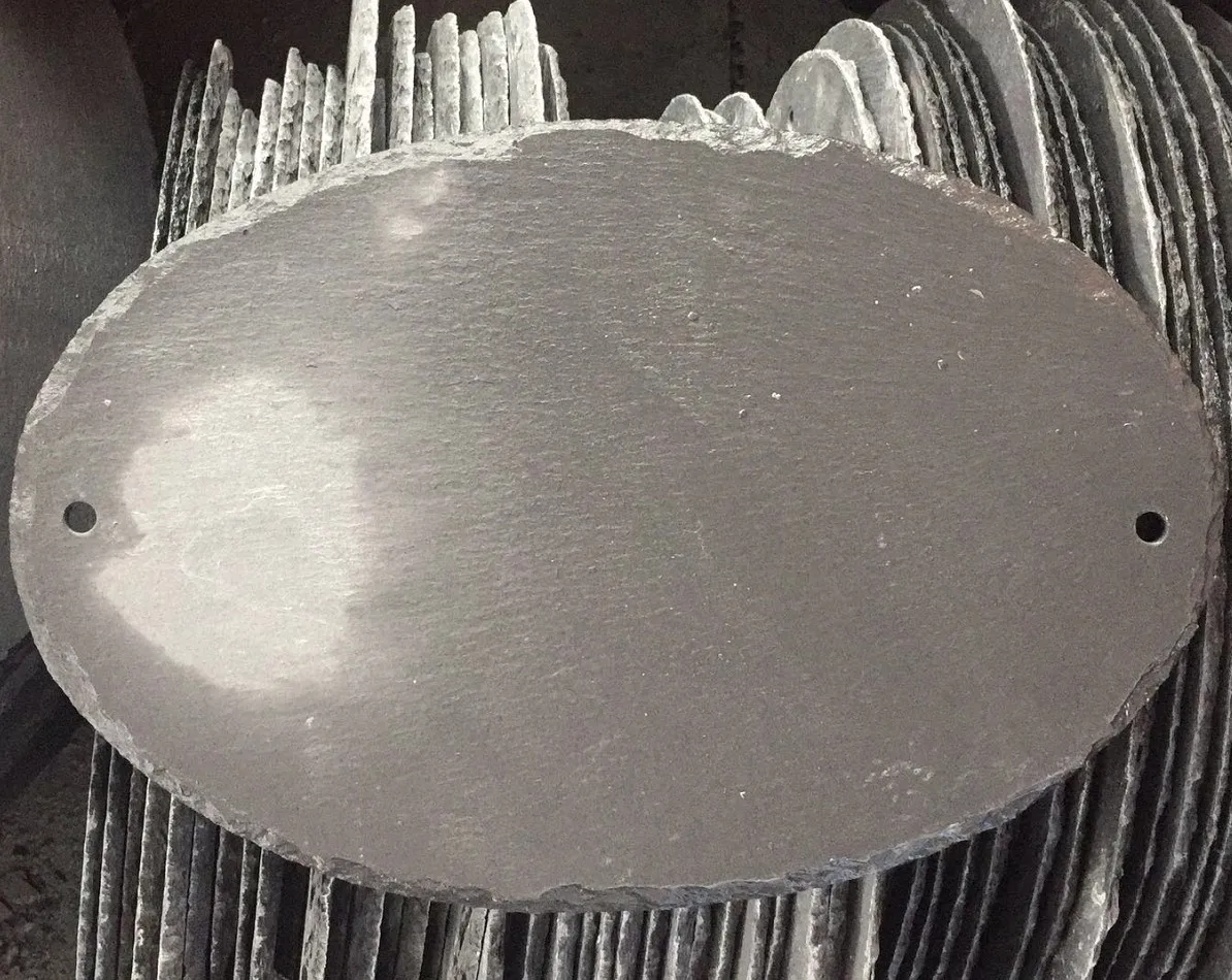 20cm Round Black Slate Plate| Alibaba.com