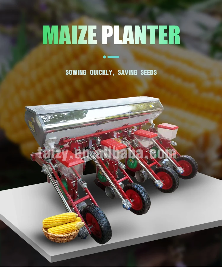 4-row Corn Planter - High Productivity & Video Support