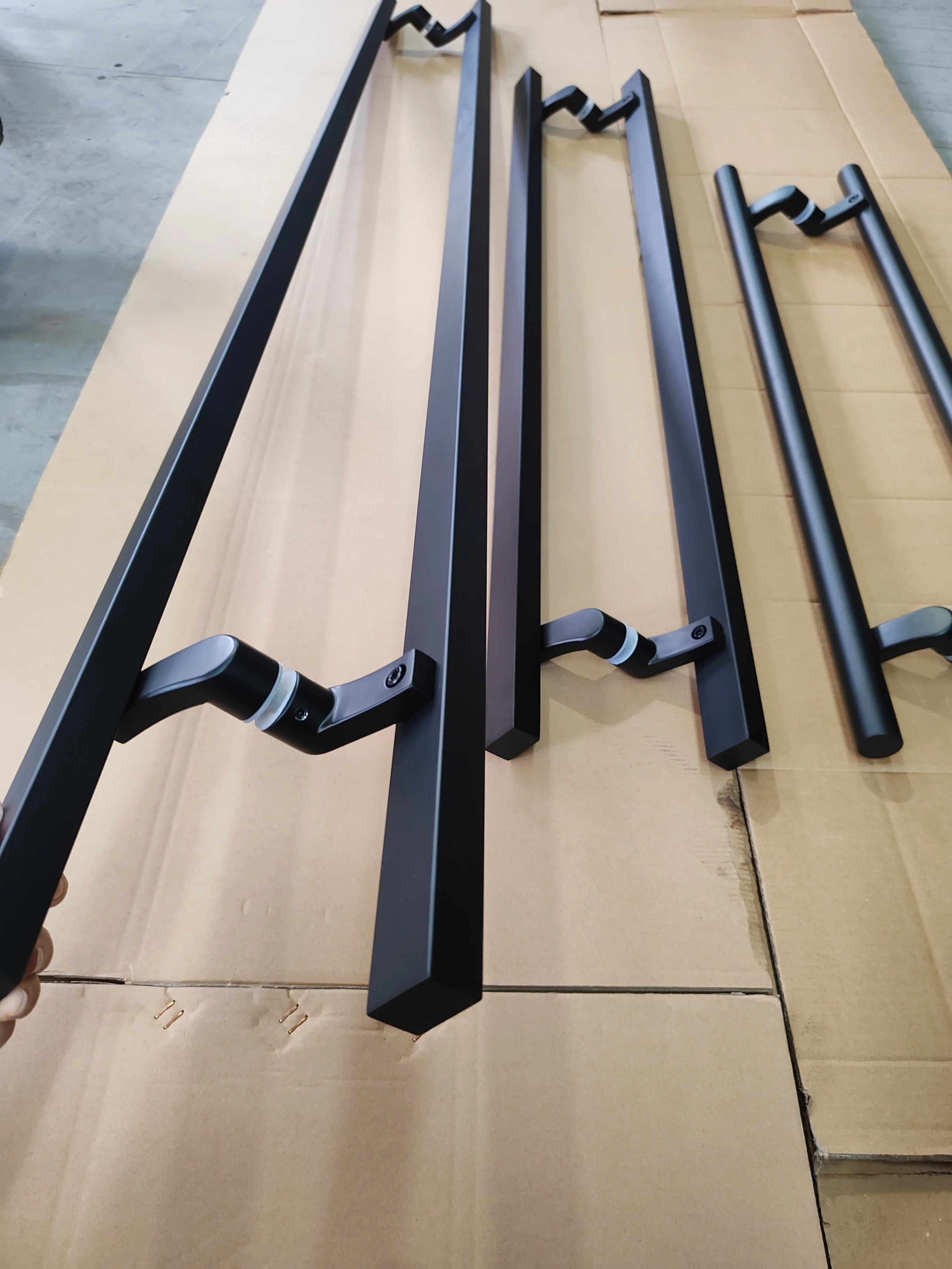 38*25mm Square Tube Offset Mount Post Stainless Steel Back to Back ...