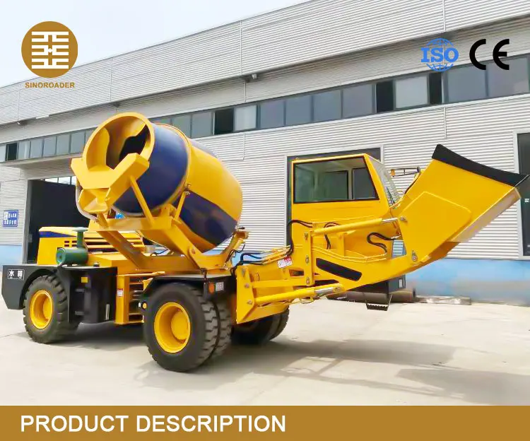 Self Loading Mobile Concrete Mixer Truck - Durable 2500L Capacity Mixer ...