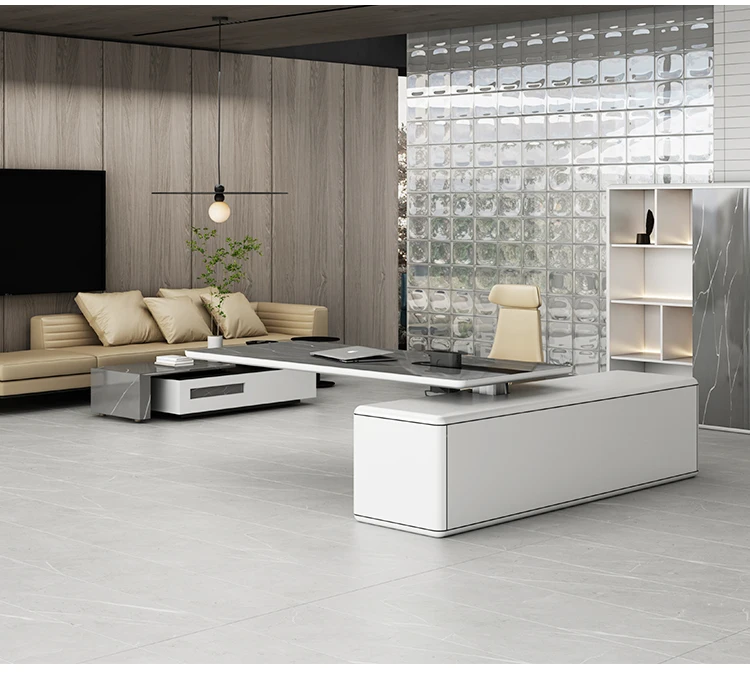 Modern Luxury Modular Office Desk Ceo Executive Wooden Computer Table ...