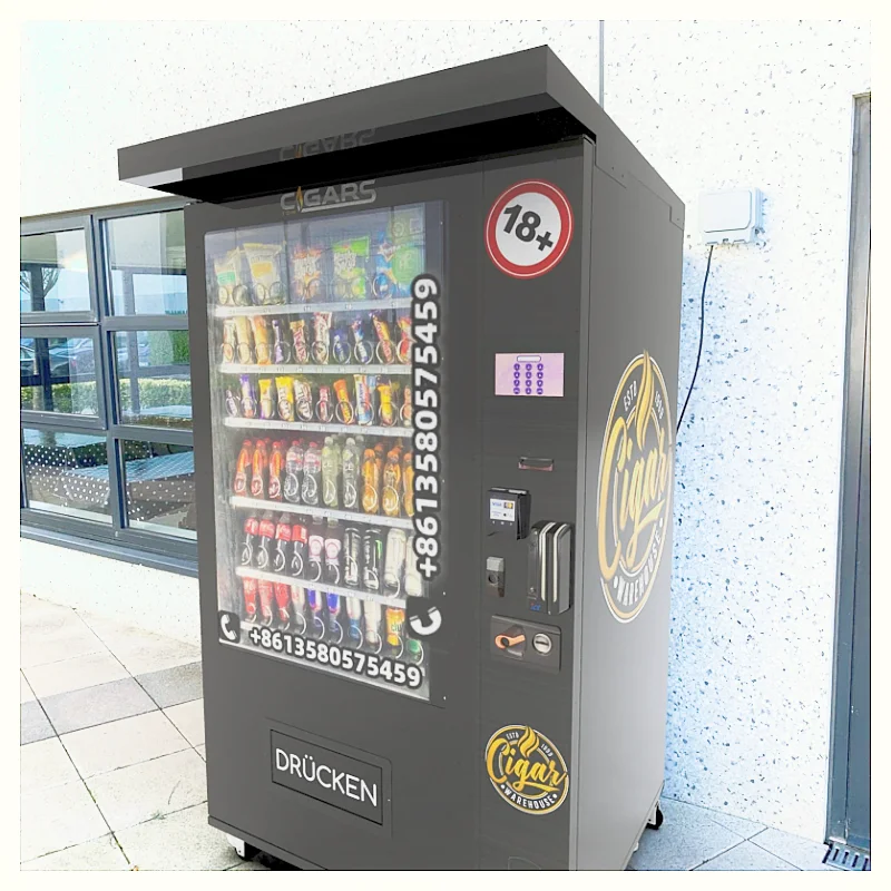 Refrigerated Snack and Drink vending machine Combo beverage soda ...