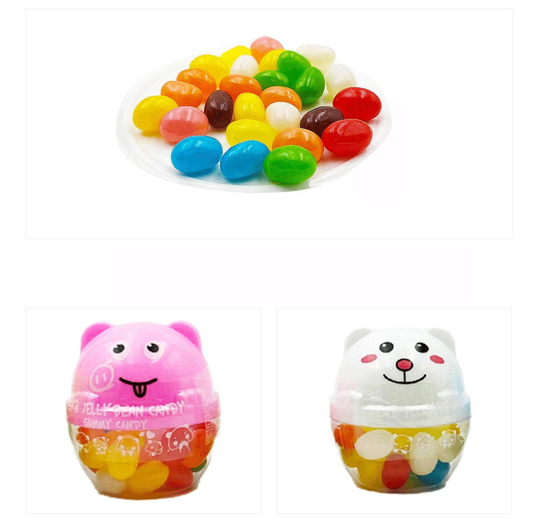26 g crispy geely beans gummies jelly beans candies / soft candy jelly ...