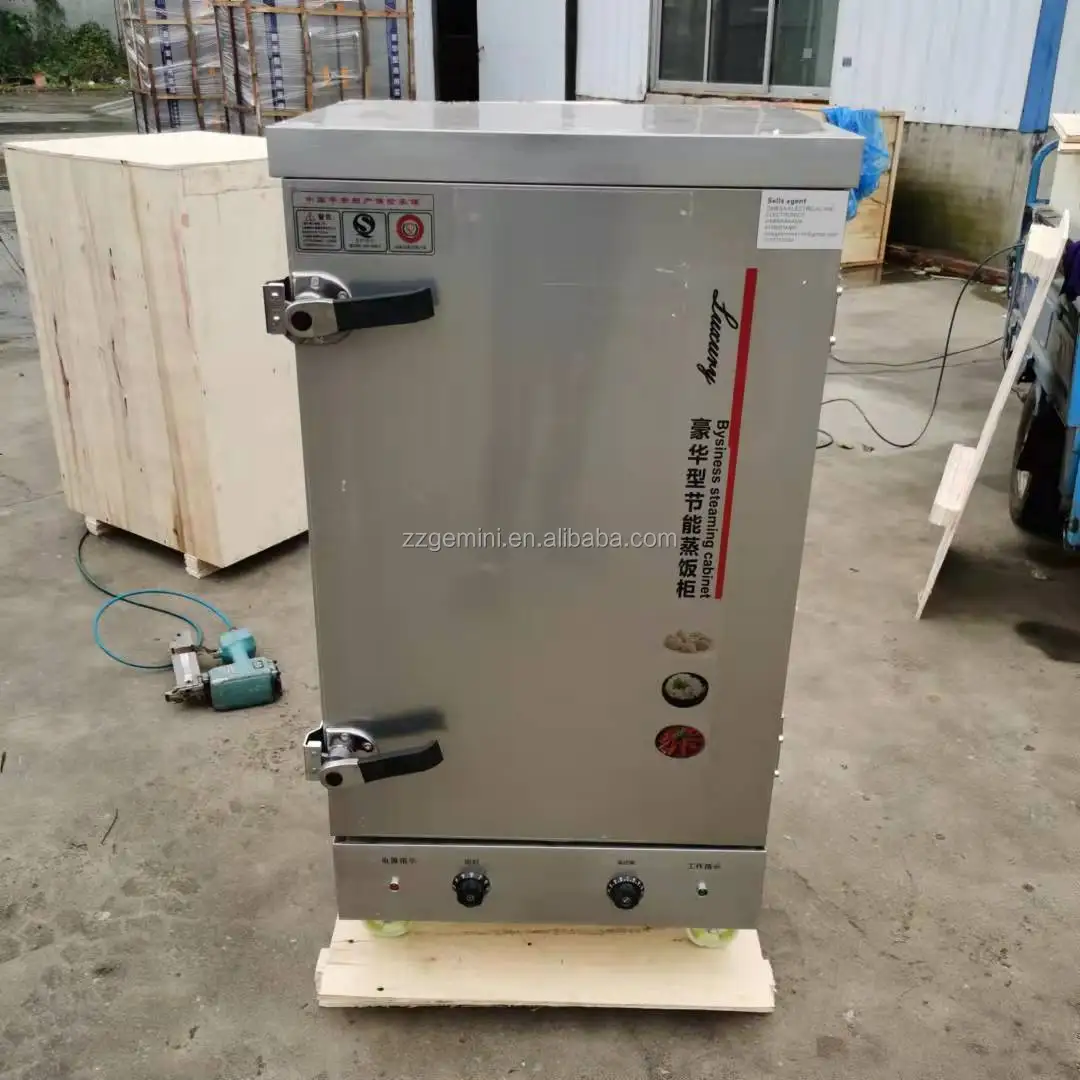 Industrial Food Steamer / Commercial Rice Steamer Cabinet /12/24layers Momo Bao Bun Baozi ...