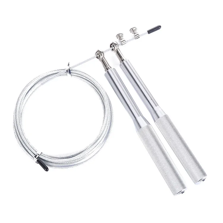 2024 Popular Fast Speed Jump Rope Aluminum Handle Steel Wire Skipping ...