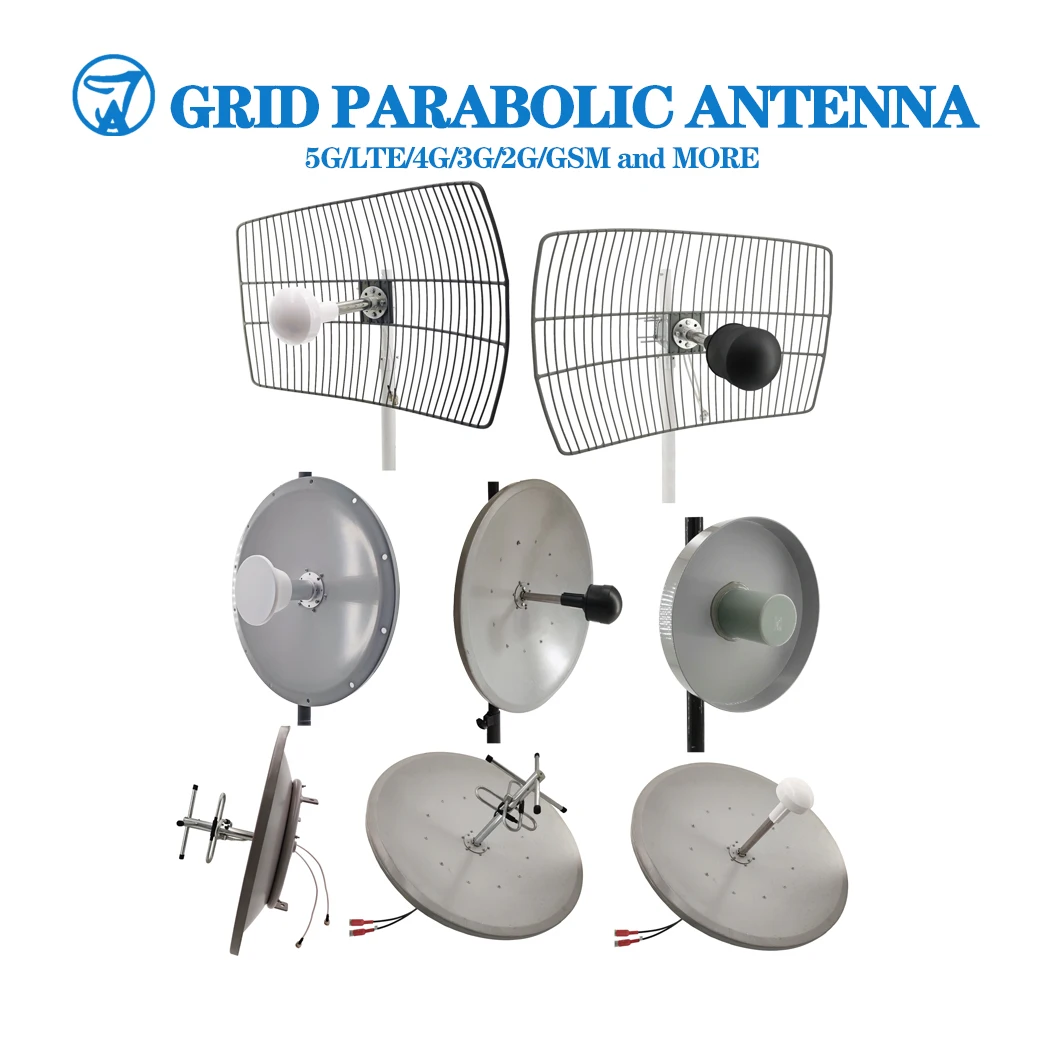 900 Mhz Parabolic Antenna - Long Range 5G Dual Polarization