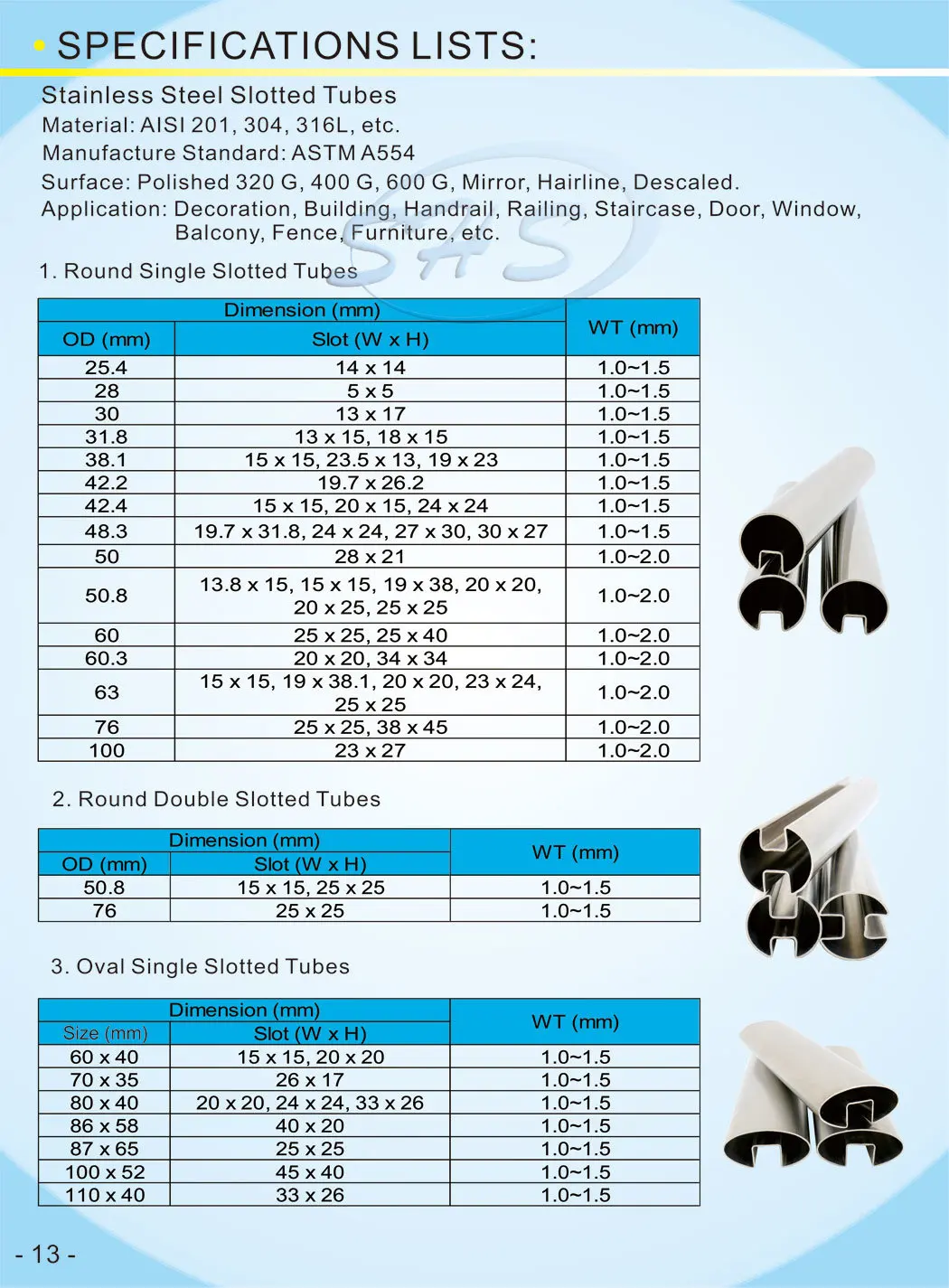 Customized ASTM A554 Standard 304 Pipes 316L Stainless Steel Mirror ...