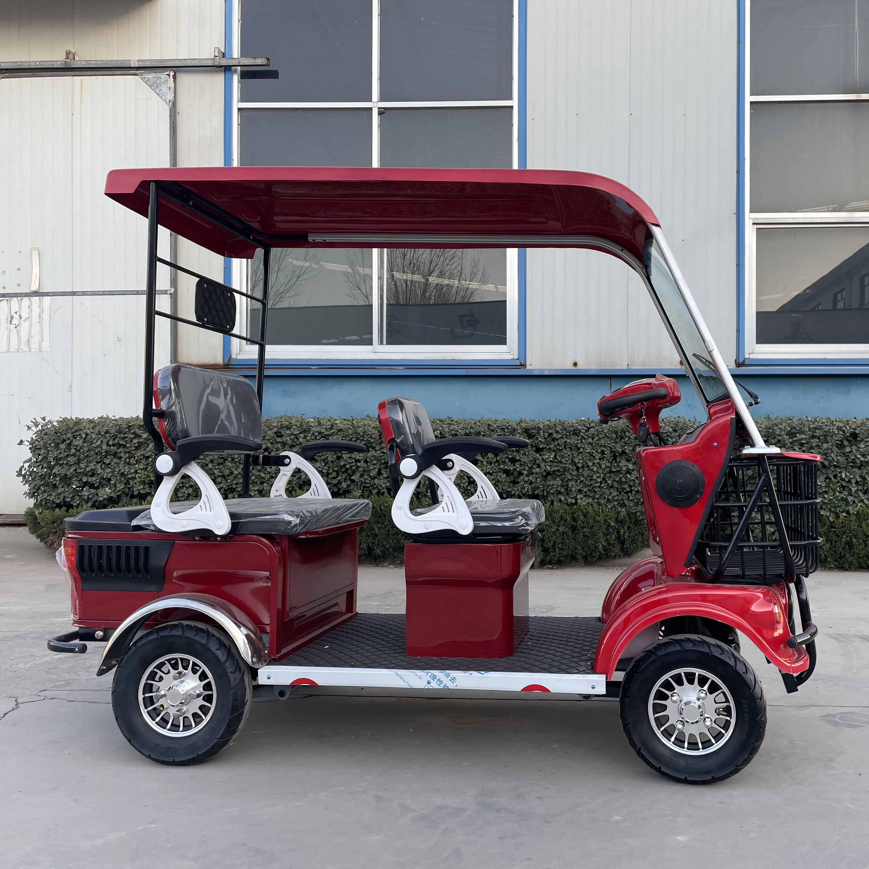 Cheap Electric Golf Carts 4 Seats Mini Street Legal White Golf Carts ...