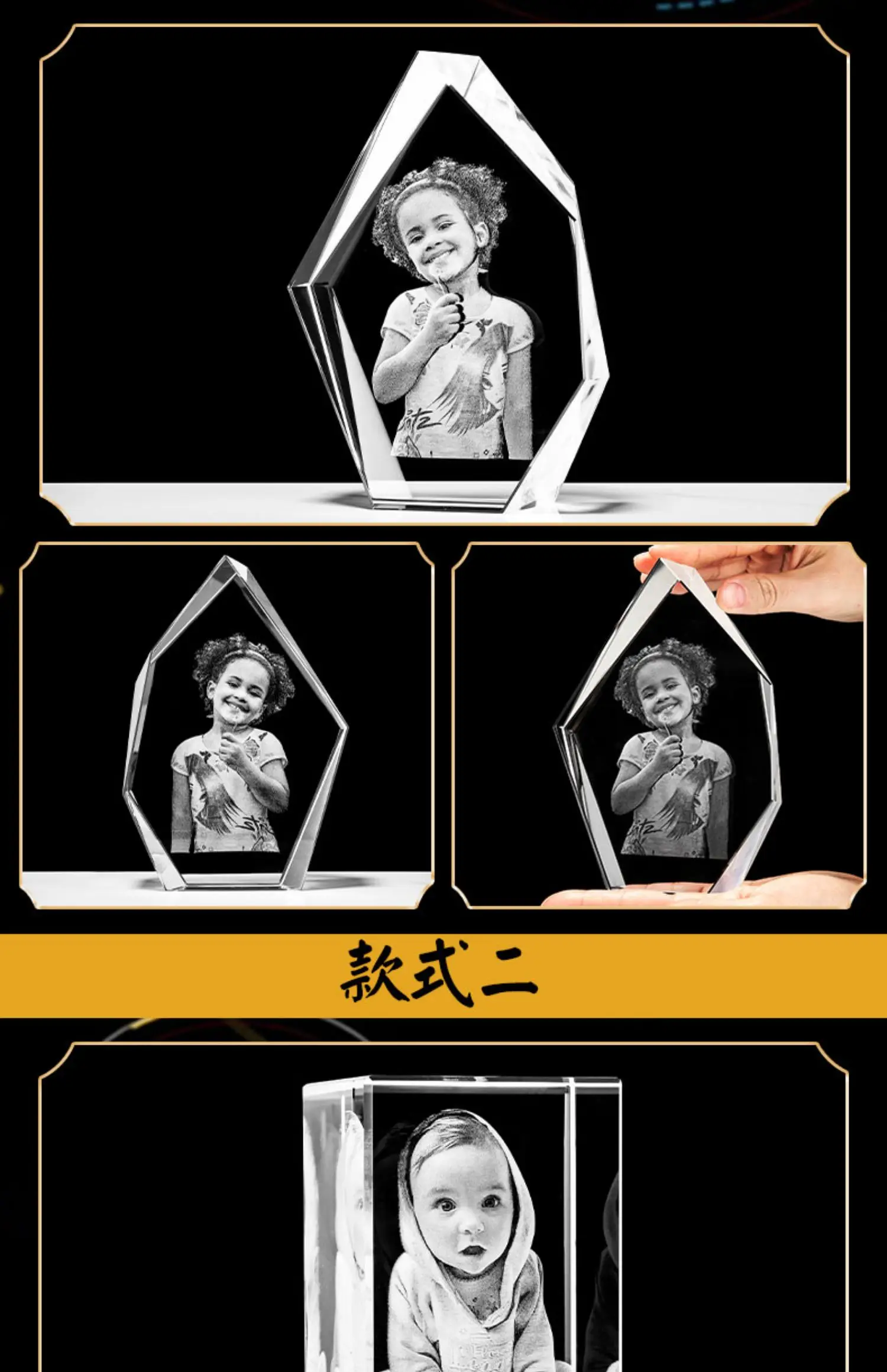 K9 Blank Sublimation No Bubbles Crystal Cube for Gifts