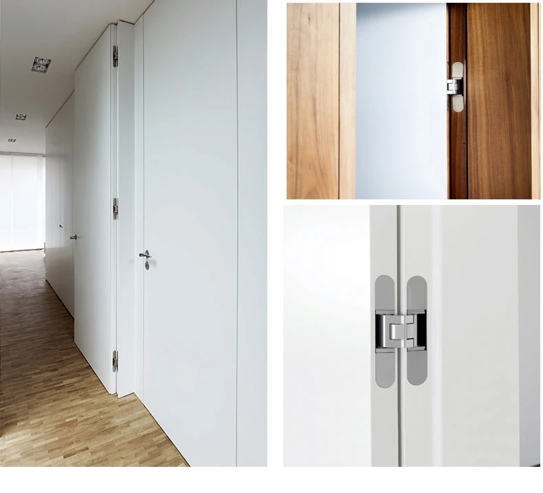 Ahandle Modern Design Invisible Concealed Hinges Frameless Veneered ...