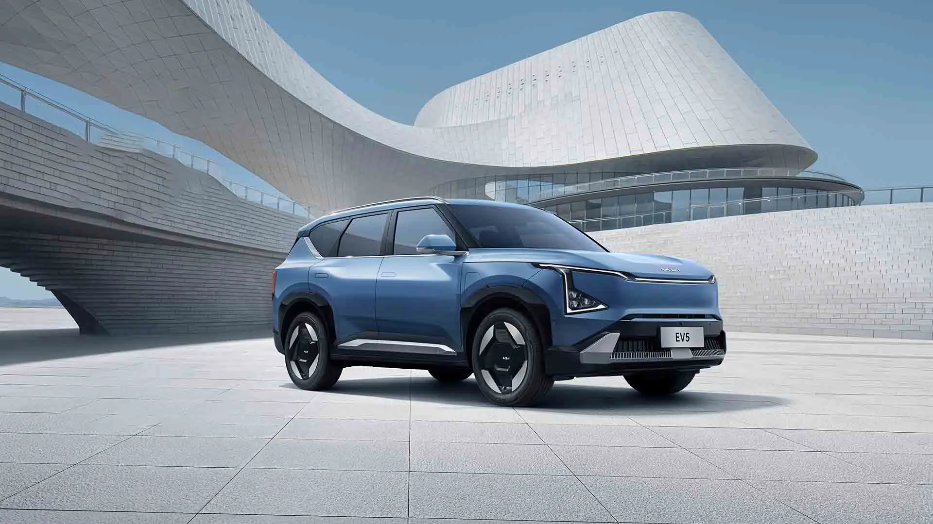 New 2024 Electric Car KIA EV5 5 Seat Luxury SUV EV Car 530km 231HP Auto Grey KIA EV5 Car for ...