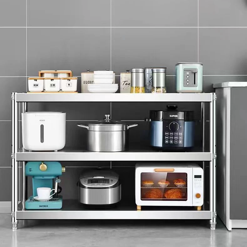 579 70*40*175 Easy Installation Shelves Stainless Steel Floor Storage ...