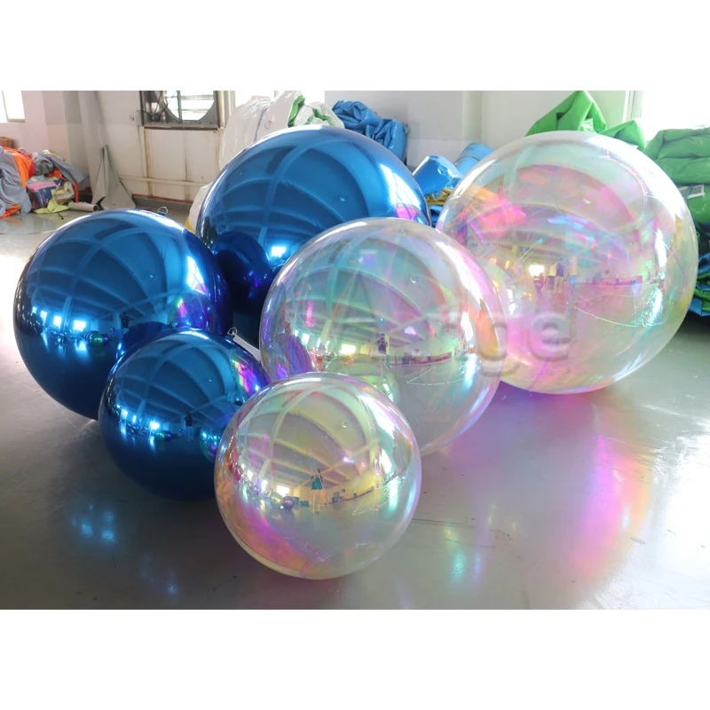 Decorative Inflatable Chrome Plated Ball - Reflective Balloon
