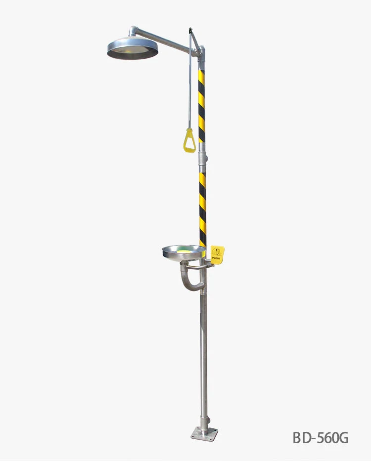 Factory Emergency Wash 304 316 Stainless Steel Emergency Shower and Eye ...