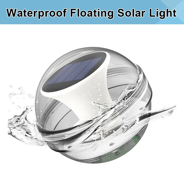 Solar Floating Upgraded Waterproof Pond Light With Multi Color Changing ...