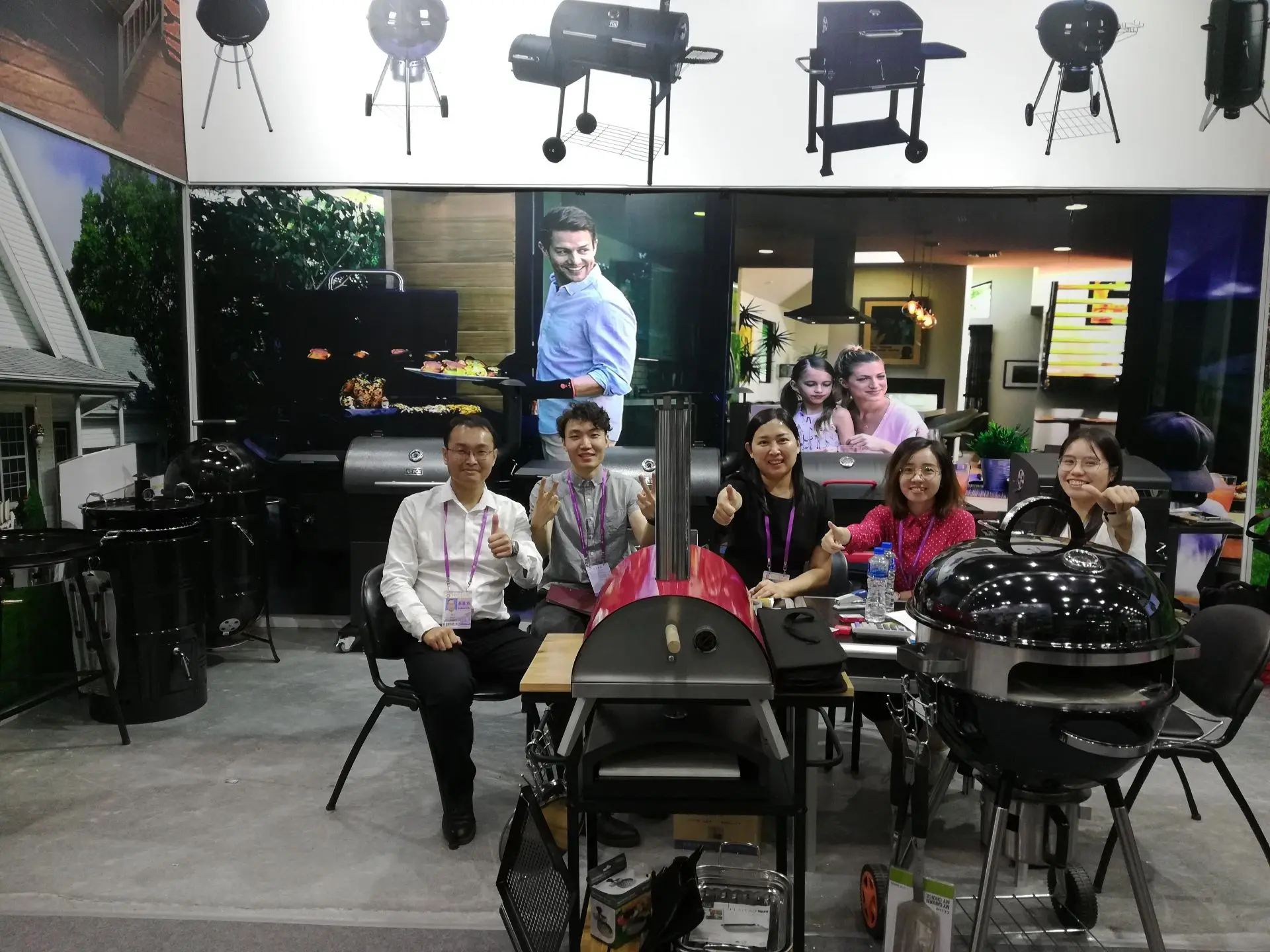 Wholesale Portable Barbecue Smoker Meat Vertical Smoker Barbeque ...
