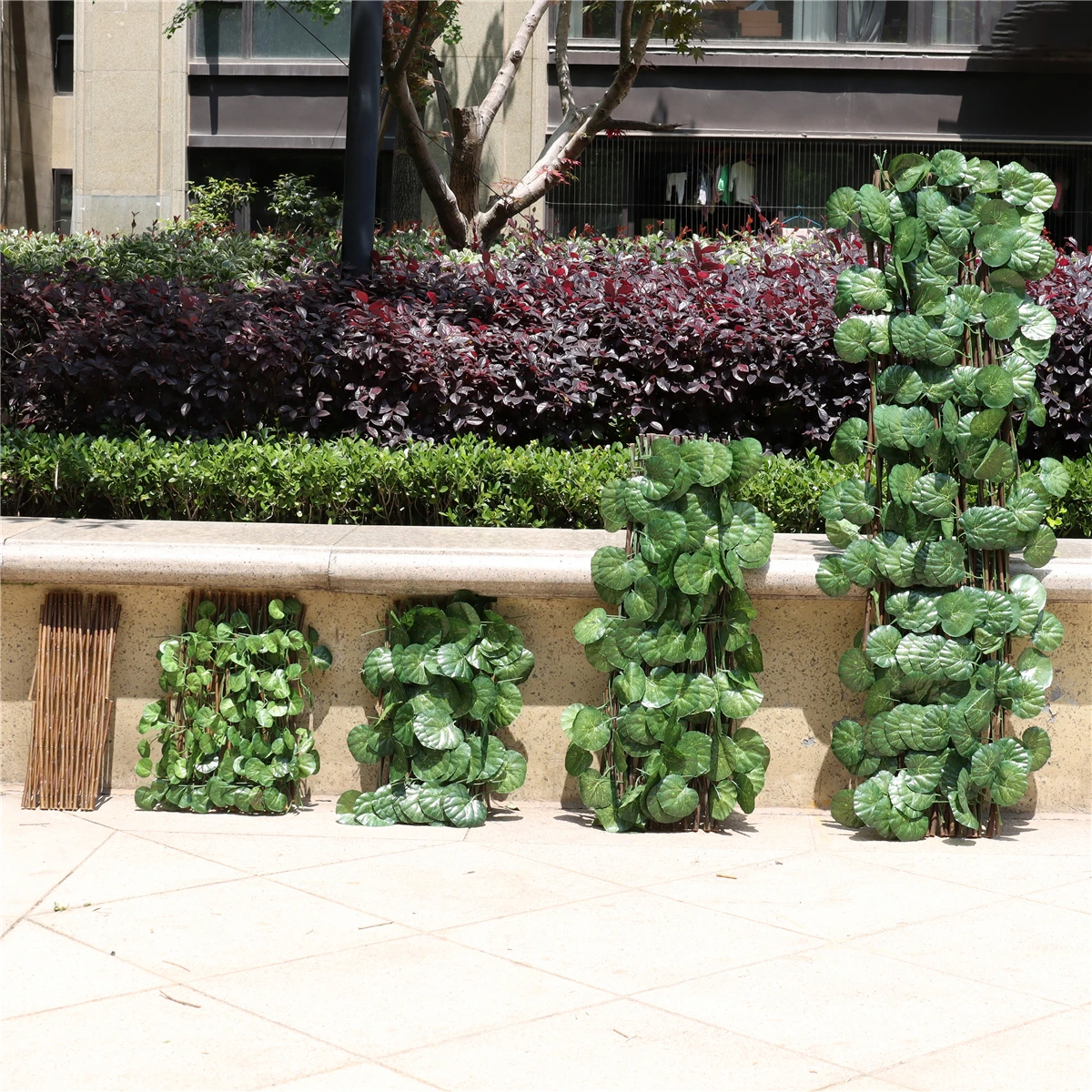 Artificial Ivy Green Leaves - Privacy Fence for Gardens