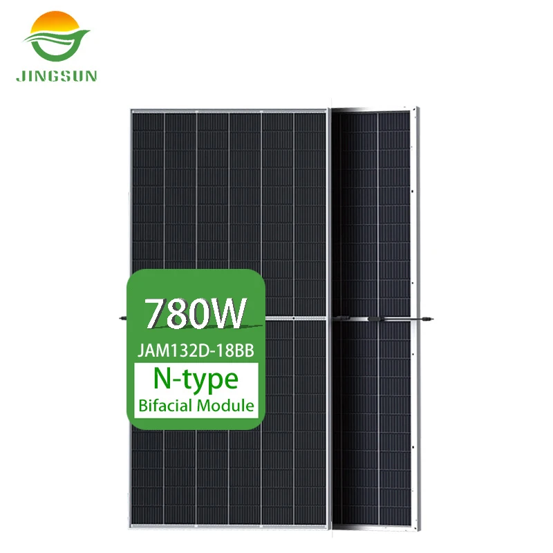 Jingsun 18BB HJT Bifacial Solar Modules - 750W Efficiency