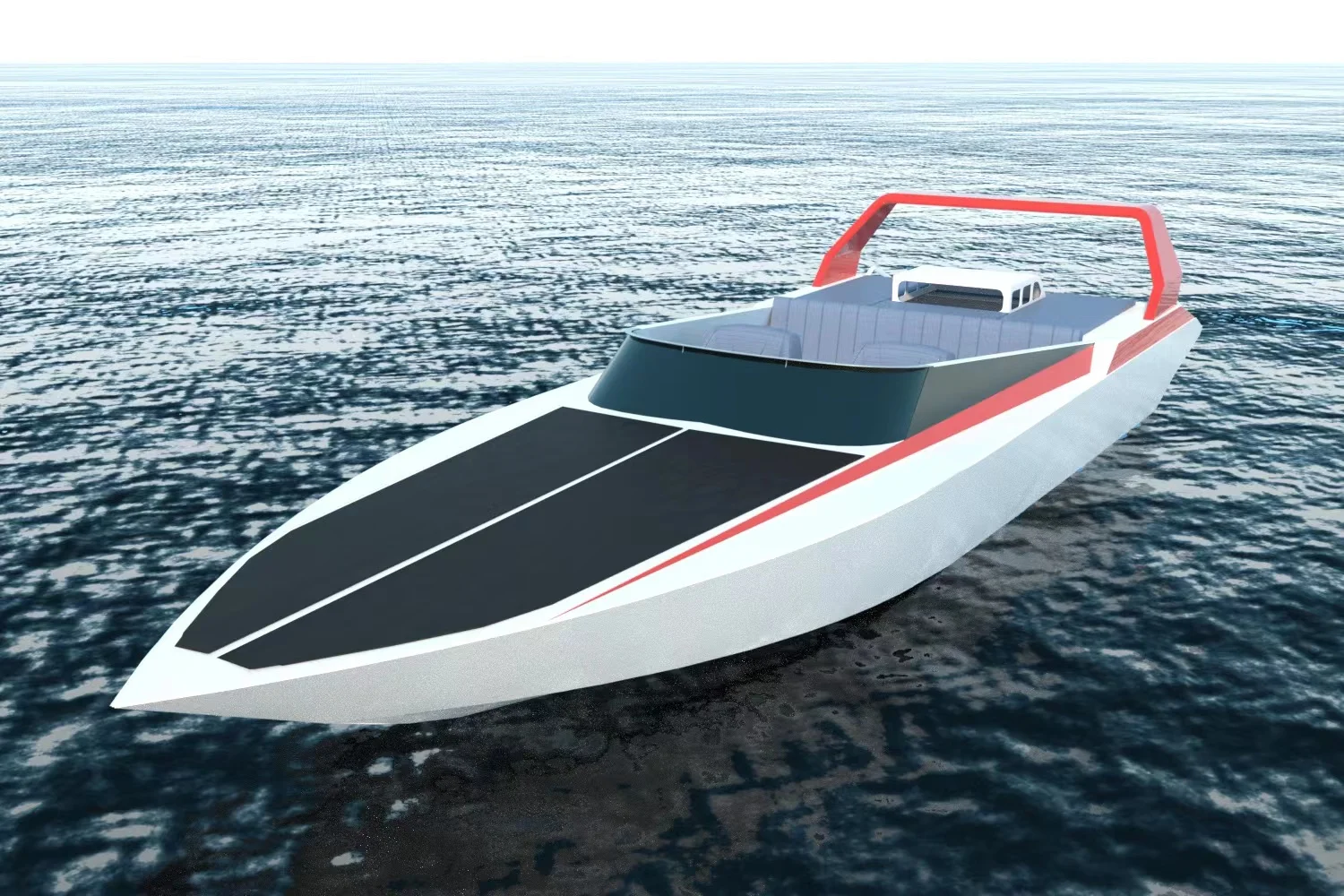 2023 New Design 21ft Mini Electric Jet Boat With Ski Tower Small Jet ...