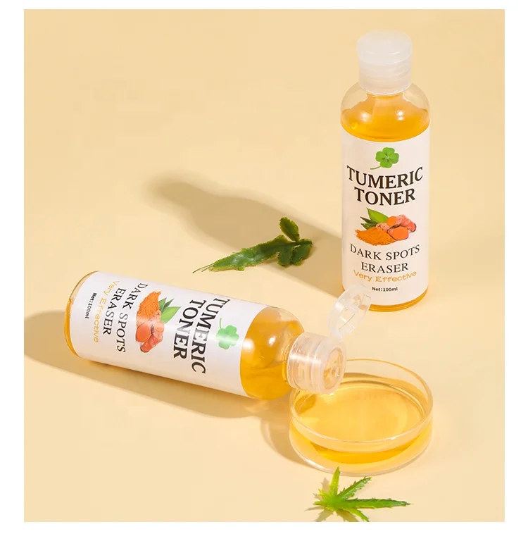 Turmeric Toner Dark Spots Eraser Brightening Skin Even Skin Tone Fades