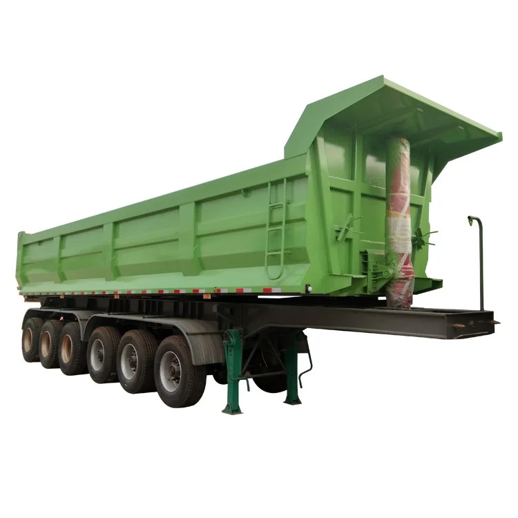 Full Set Of Hydraulic Lifting Cylinder 3 Axles Truck Semi Rear Dump ...