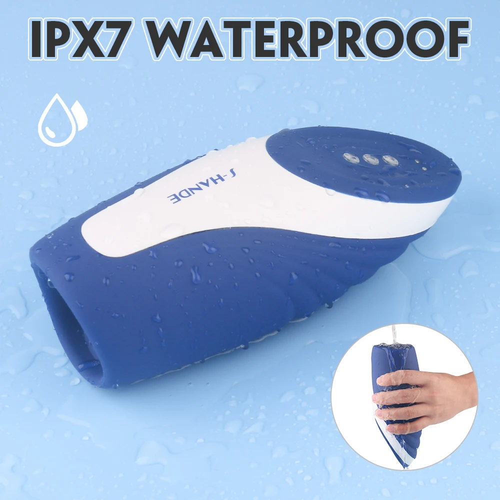 S-Hande Hands-Free Male Masturbator with Suction Cup, 9 Vibration Modes ...