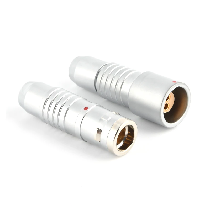 High quality push pull metal shell 4pin 5 pin connector for round 1B ...