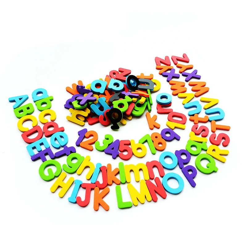 Alphabet Lowercase Uppercase Eva Foam Magnetic Letters Toys For Kids ...