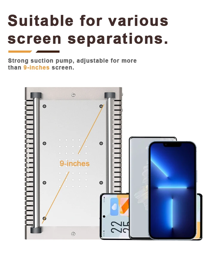 Baku Newly Product Vacuum Lcd Separating Machine Bk-948e High Quality Excellent Price - Buy Lcd ...