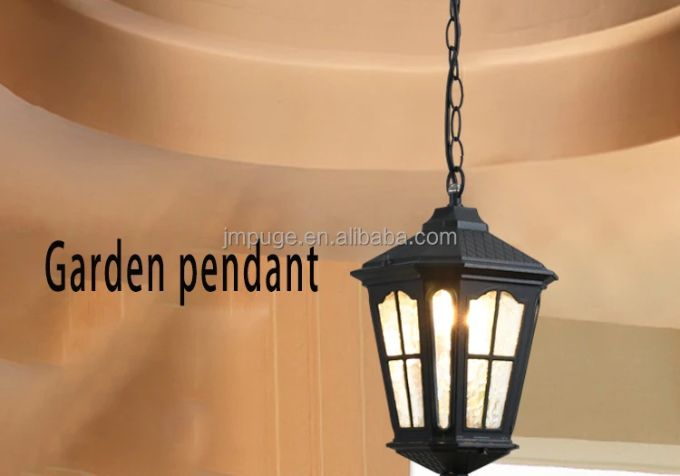 European Outdoor Chandelier Corridor Courtyard Lamp Waterproof Corridor ...