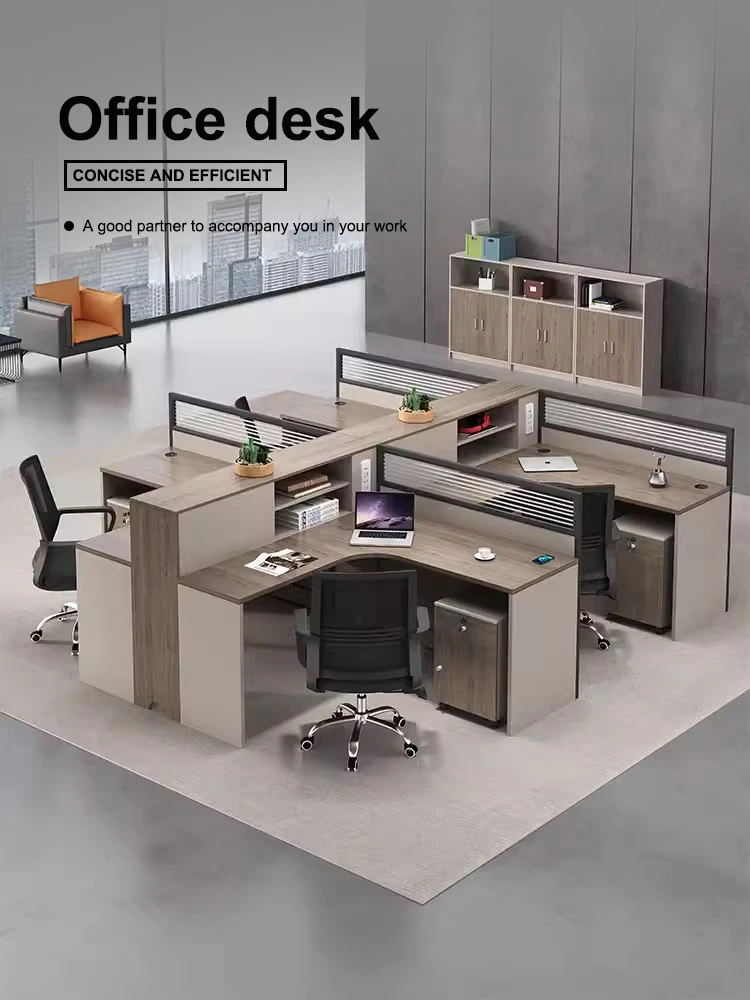 Partition Classic Workstations Modern Office table Staff Desk Modular ...