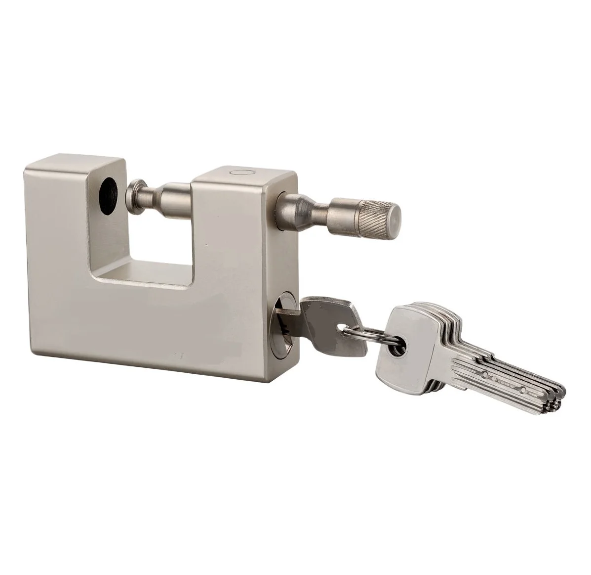 Hottest Iron Keyed Rectangle Padlock Heavy-duty Secure Core With Safety ...