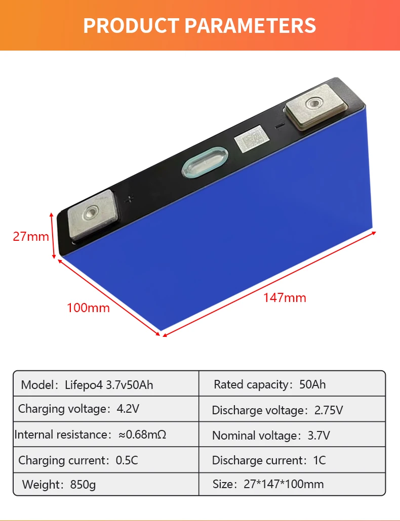 3.7V 50ah Lithium Ion Battery - Durable & Versatile Power