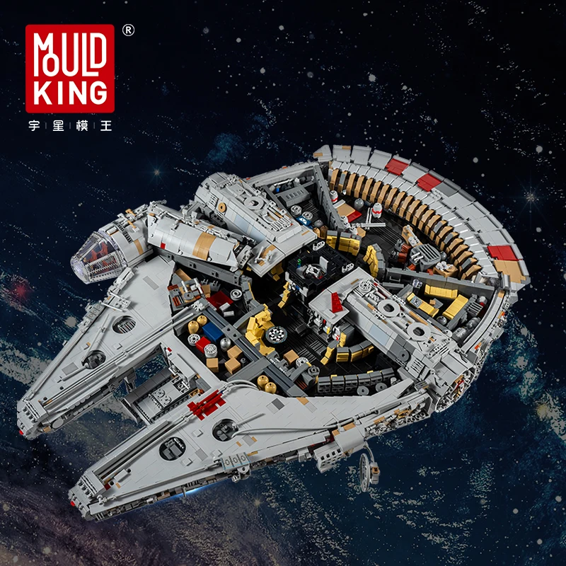 Mould King 21026 Millennium Fal Building Blocks Sets Toys Star Brick ...