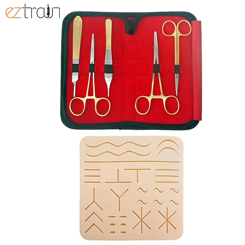 Stainless Steel Complete All In One Surgical Suture Practice Kit For ...