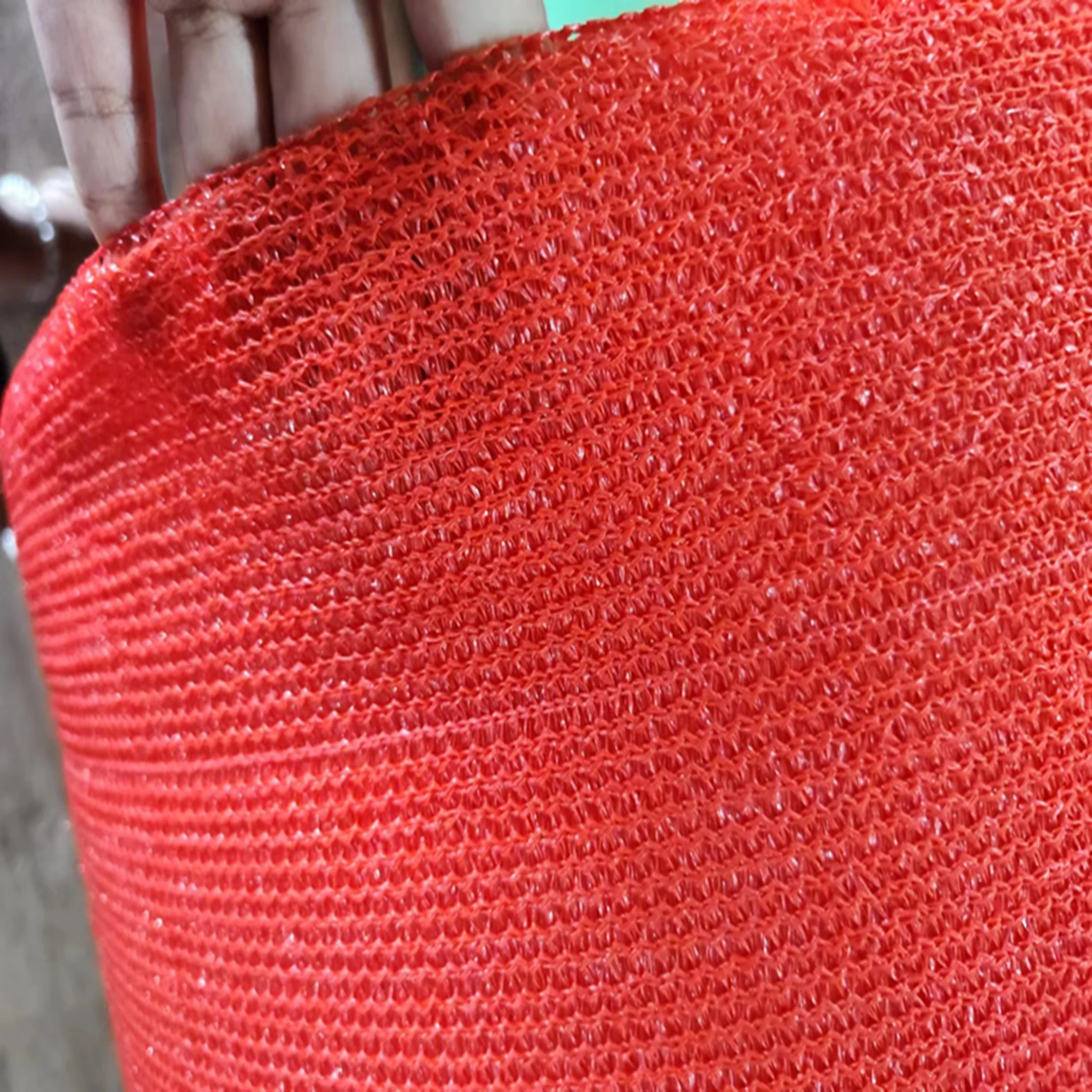 WOVEN EYELET 80gsm Tape Net for Agriculture Greenhouse Fencing