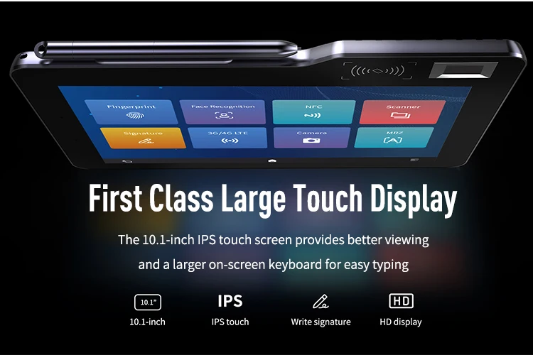 10 Inches Android Tablet Face Scan Tablet Graphic Pen Pad Tablet ...