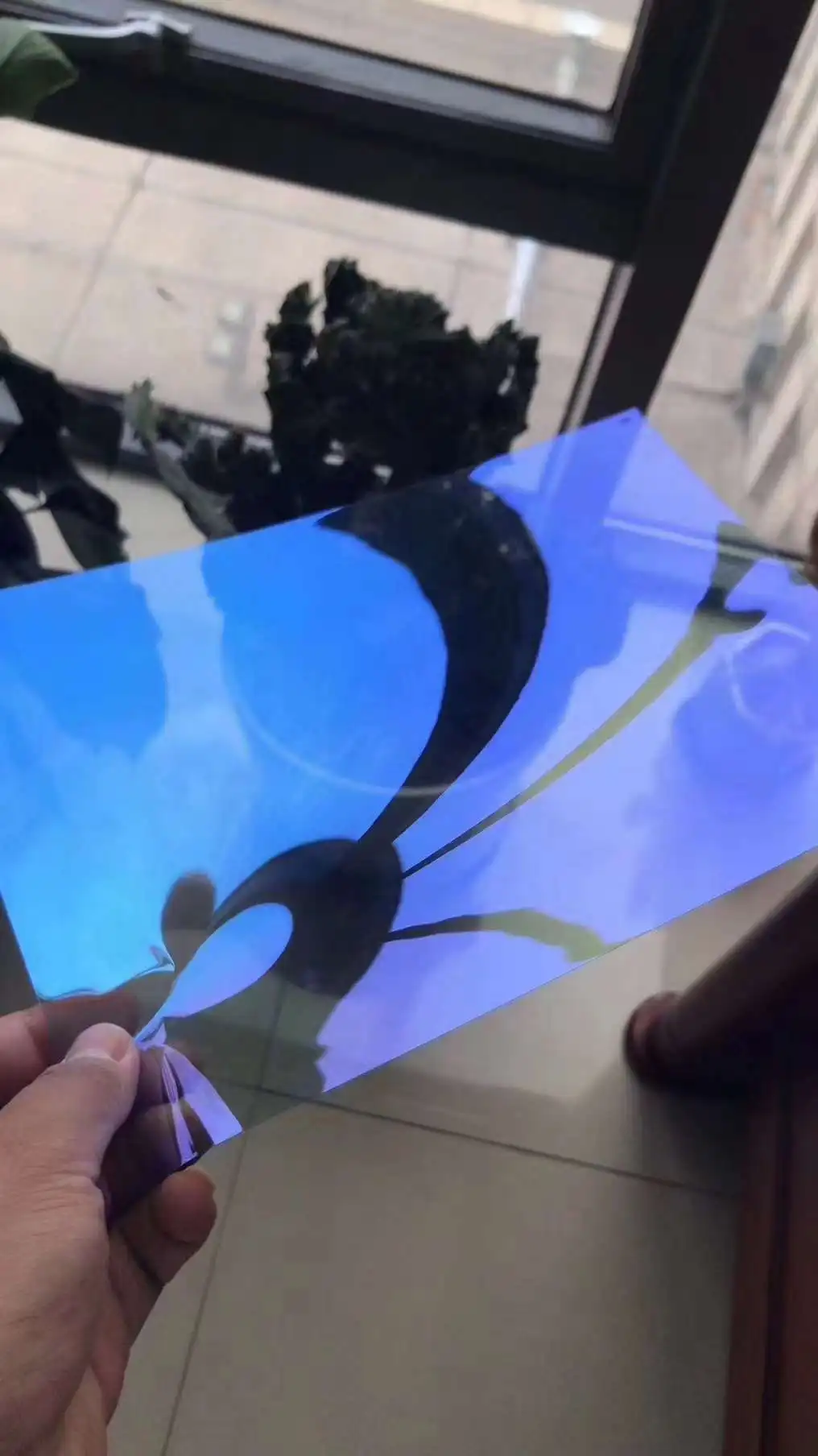 High Quality Blue Chameleon Solar Window Tint Film For Car - Buy Light ...