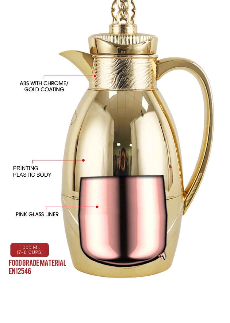 Custom Food Grade Arabic Insulation Thermal Flask Thermos Arabic Coffee ...