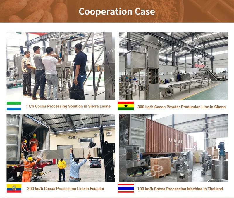 Efficient Cocoa Bean Processing Line - High Capacity & Quality