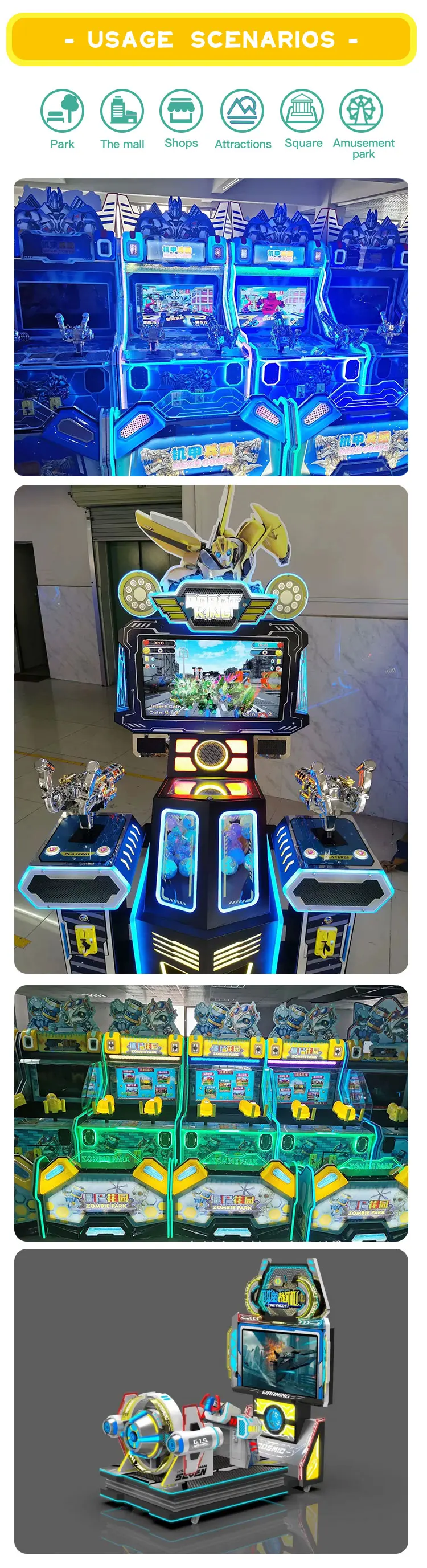 55 Inch Razing Storm Arcade Simulator Gun Shooting Games